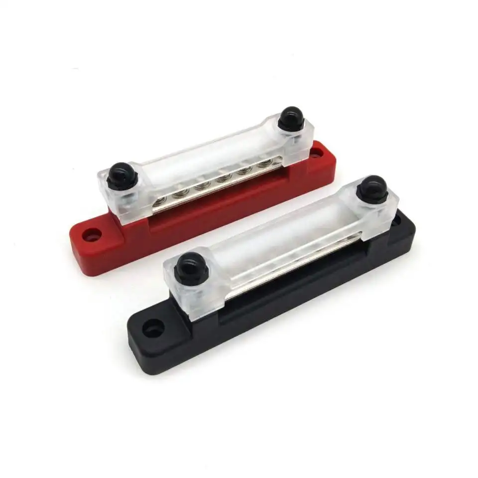 C 48v 150a 6pin Single Row Terminal Bus Bar Ground Power Distribution ...
