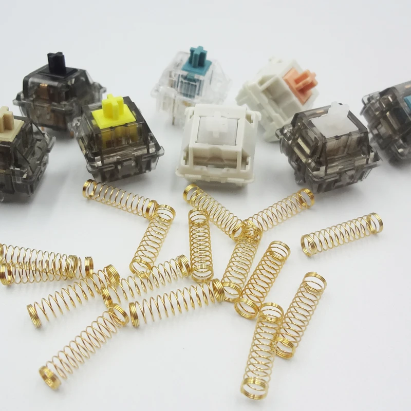 Mechanical Keyboard Switch Springs Gold Plated Switches Spring For ...