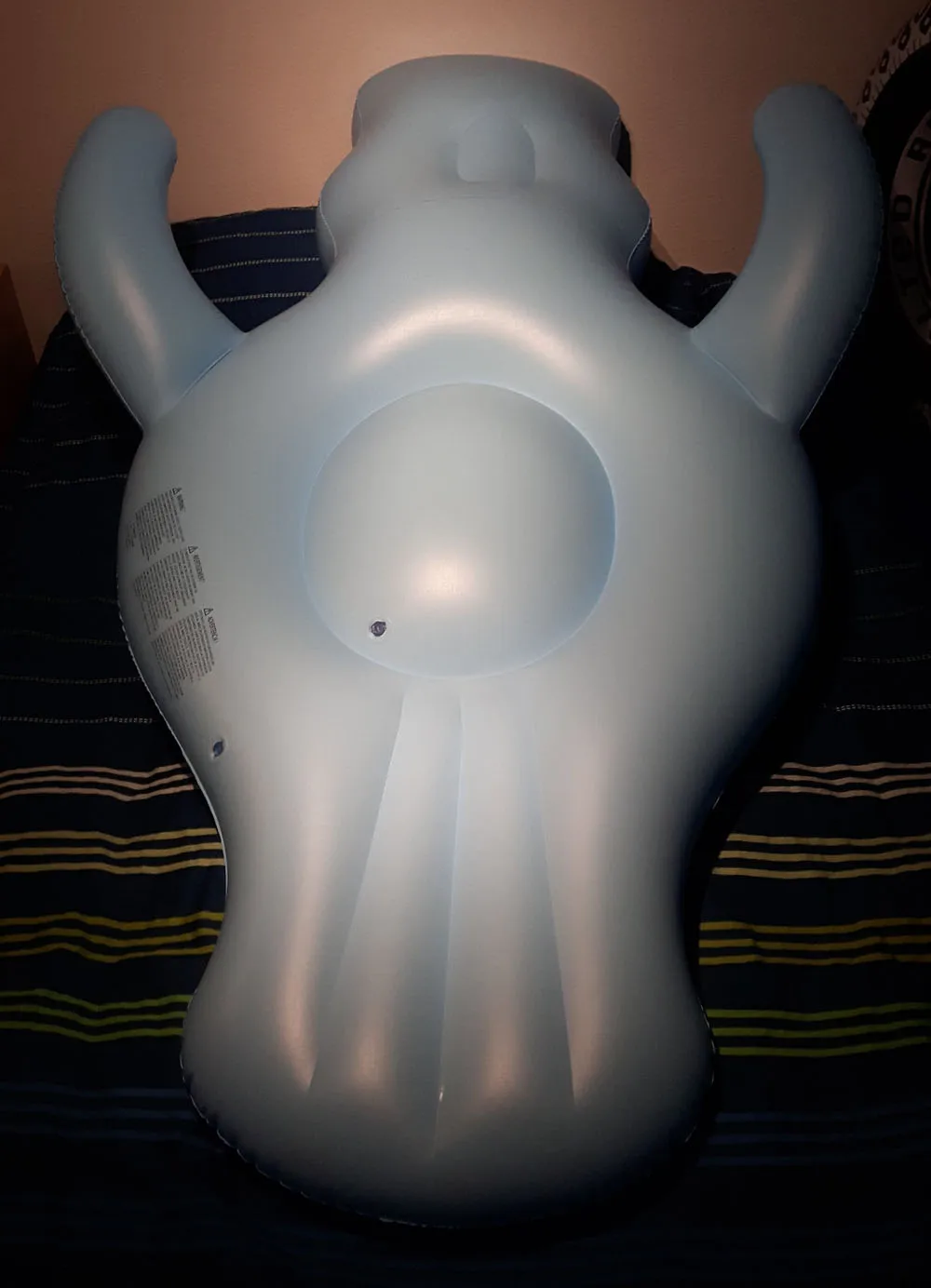 F Inflatable Manatee Swimming Pool Float For Adult And Kids Ride On ...