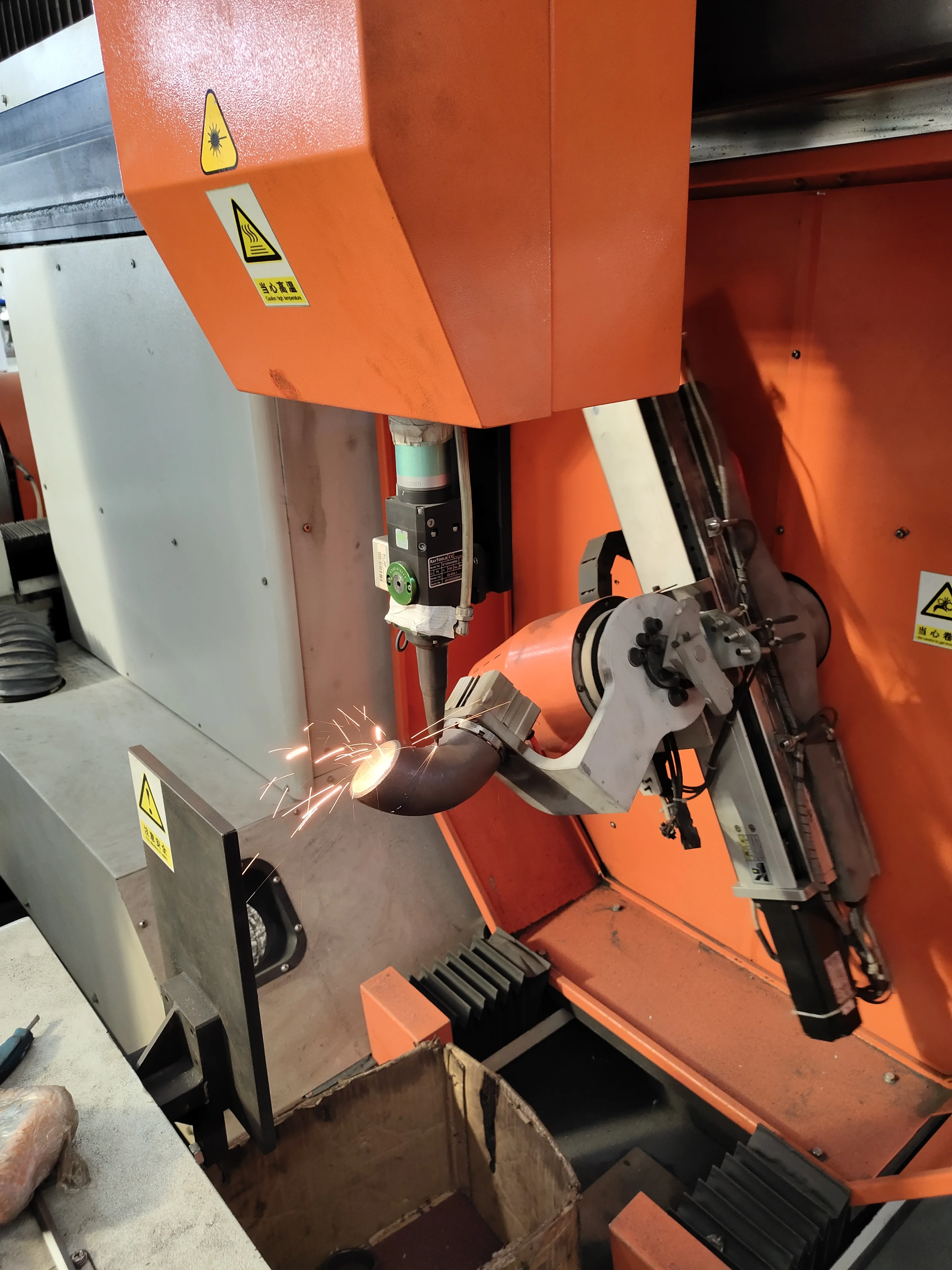 Cnc Tube Cutting System Precision Carbon Steel Bend Laser Elbow Cutting ...