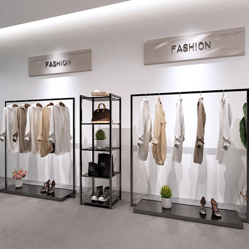 Factory Direct Heavy Duty Single-Sided Clothes Display Racks Shelf for ...