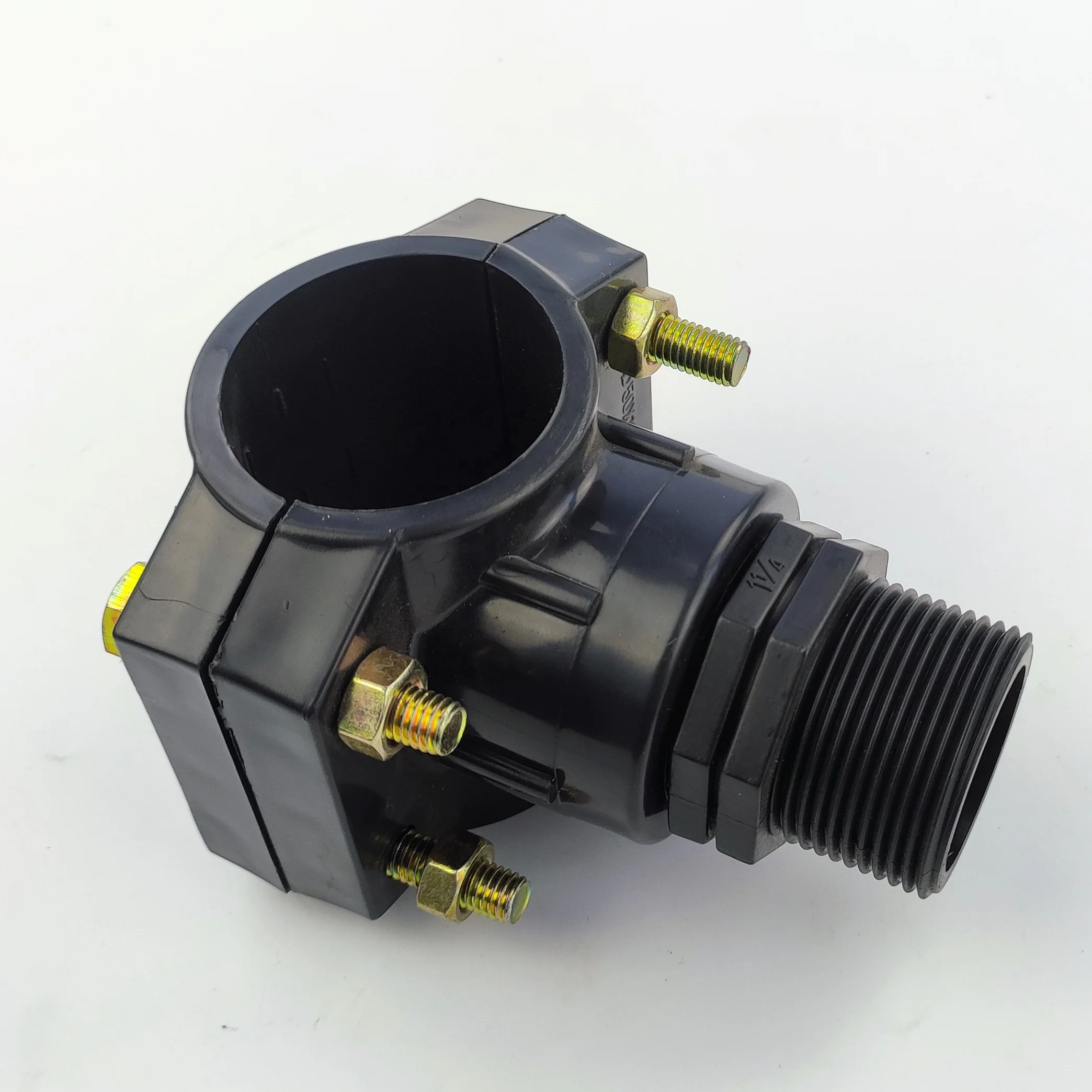 25mm*1/2" Bsp Pipe Saddle Clamp Plastic Irrigation Clamp Saddle - Buy ...