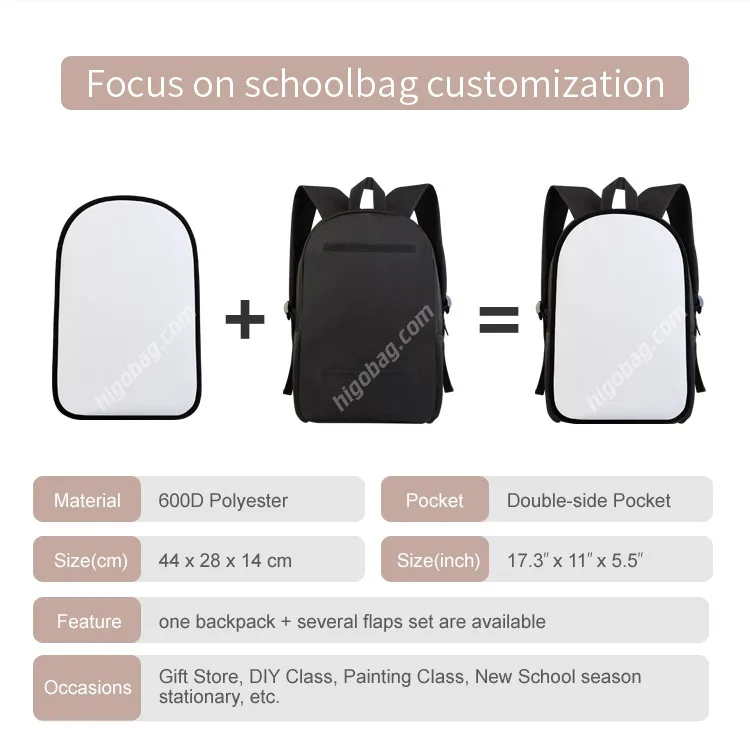 Customizable School Backpacks - Perfect for Kids & Teens