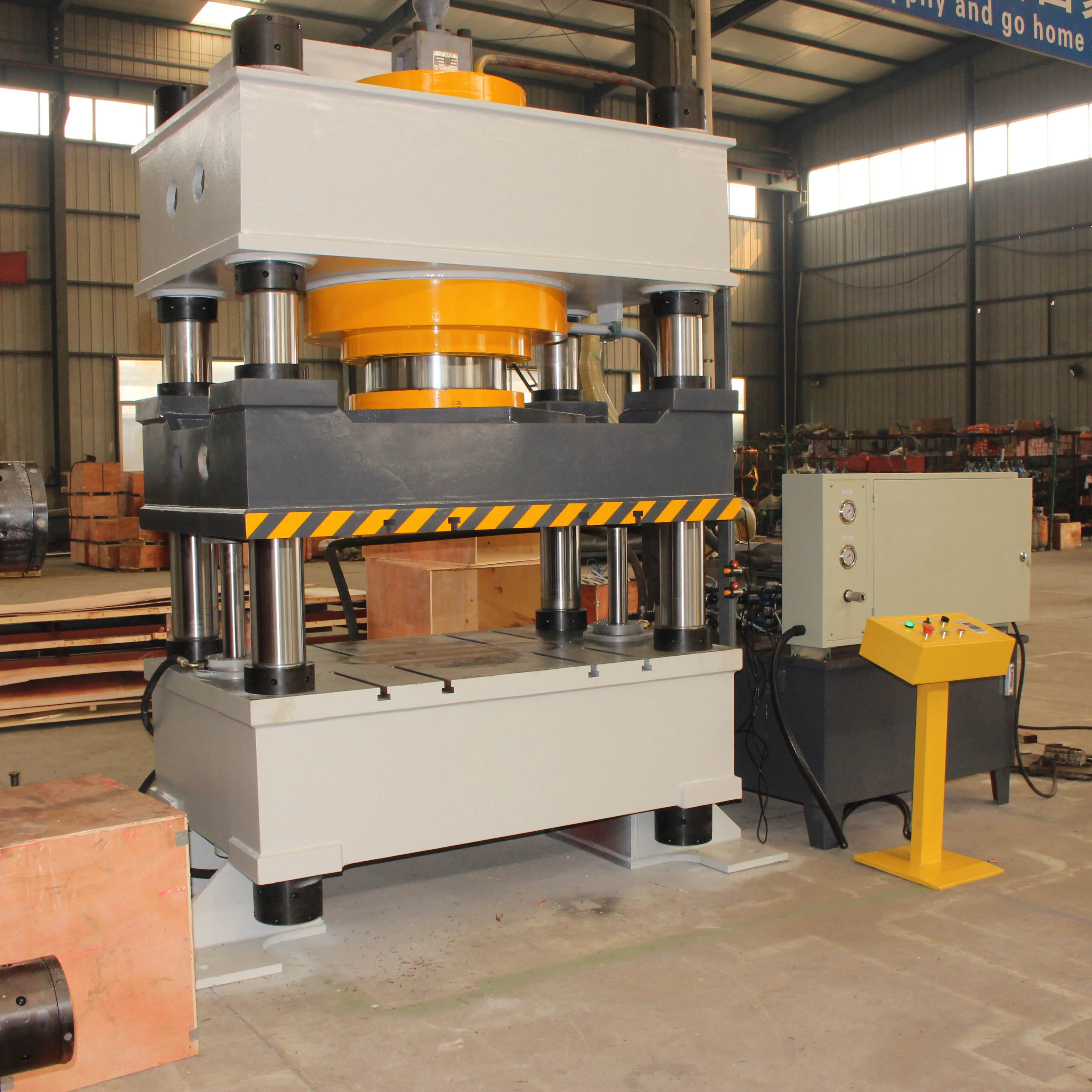 Iron Flower 500 Ton Hydraulic Press Machine for Metal Stamping ...