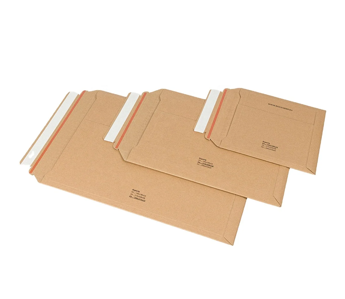 Brown Cardboard Envelope Hard A3 Custom Size Rigid Photo Envelope ...