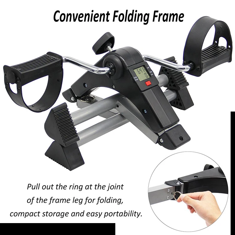 Foldable Exercise Machine Under Desk Exercise Bike Pedal Exerciser For