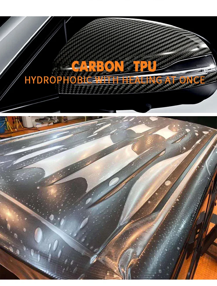 Carbon Fiber Tpu Car Paint Protective Film - Buy Car Body Carbon Vinyl ...