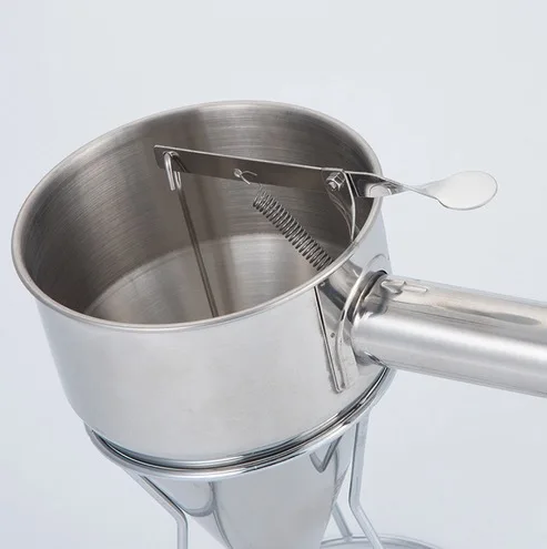 Custom Batter Funnel Dispenser With Stand Stainless Steel Baking ...