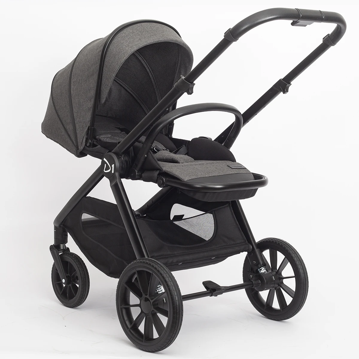 Luxury Foldable 4 Wheel Stroller for Children - High Landscape Stroller