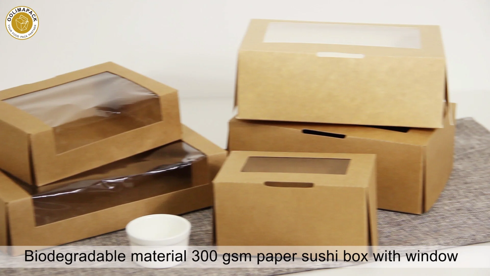 Black Take Out Sushi Box Paper,Eco-friendly And Food Grade Paper ...