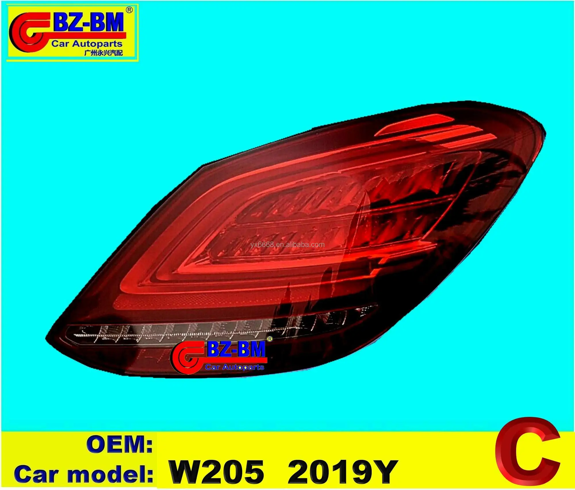 Tail Lamp For Benz Taillight W207 Ecoupe 2079063300 2079063400 - Buy ...
