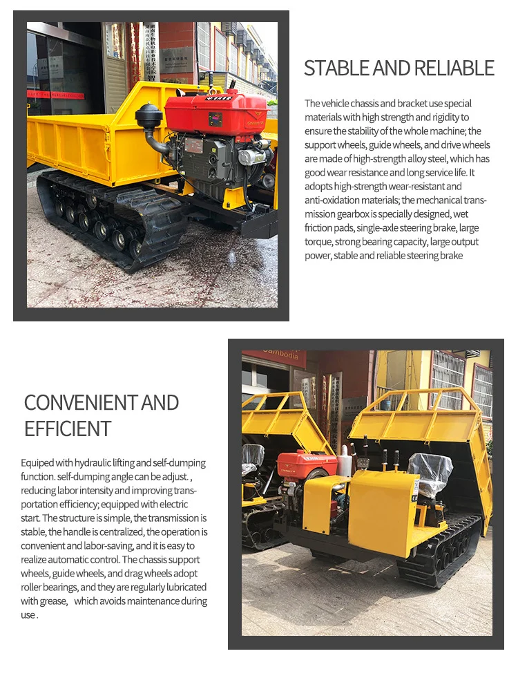 Tracked Vehicles 3T Loading Weight Crawler Transport Vehicle| Alibaba.com