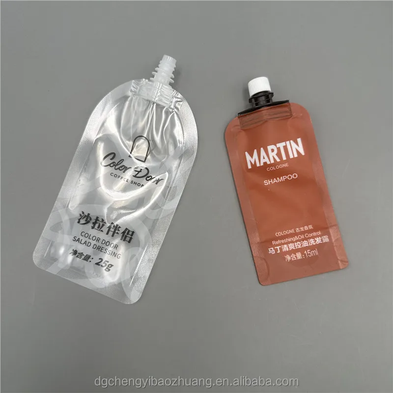 Custom 1ml 2ml 3ml 1.5g 5g Cosmetics Sample Sachet With Spout Body ...