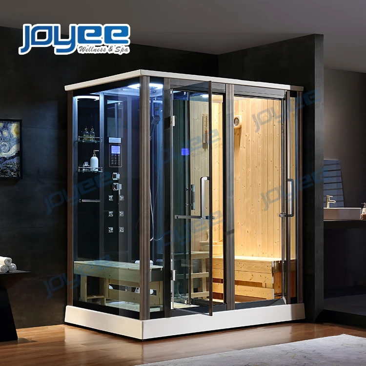 Joyee New Modern 2 4 Person Dual Zone Shower Ozone Cabin Steam Bath ...