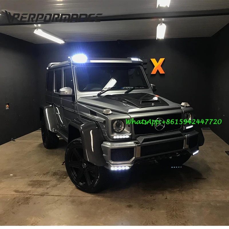 Fenders Flare For W463 G500 4x4 Carbon Wide Over Fender G500 4x4 G63 ...