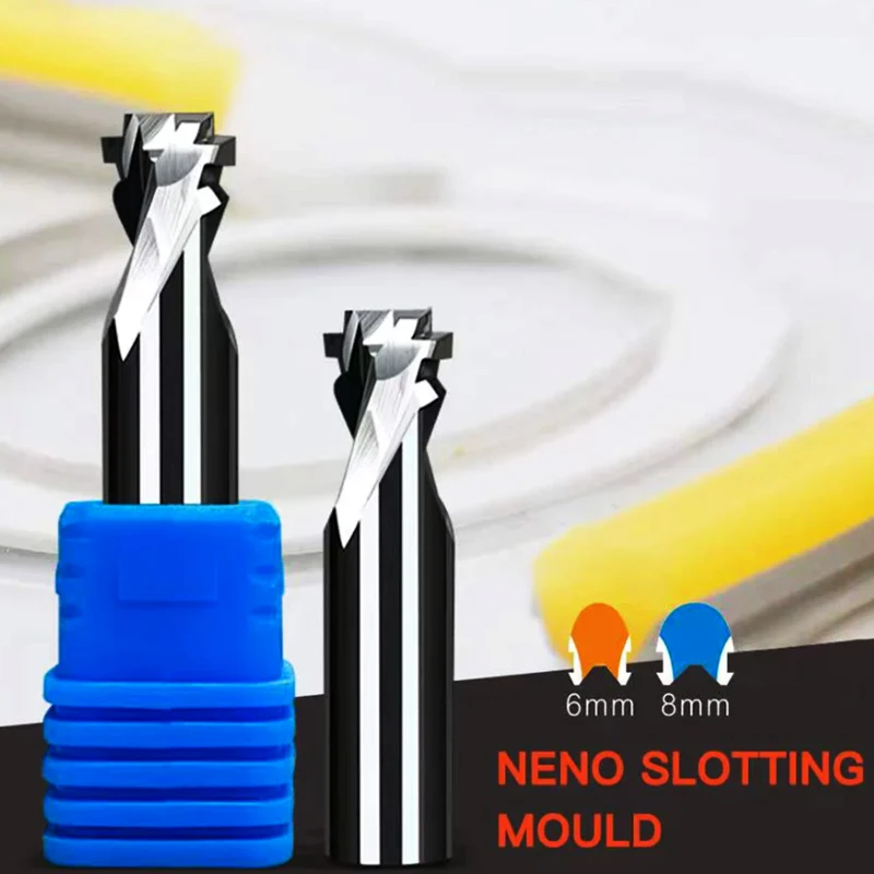 6mm 8mm Split Neon Light Cnc Machine Tool Acrylic Sheet Engraving Knife ...