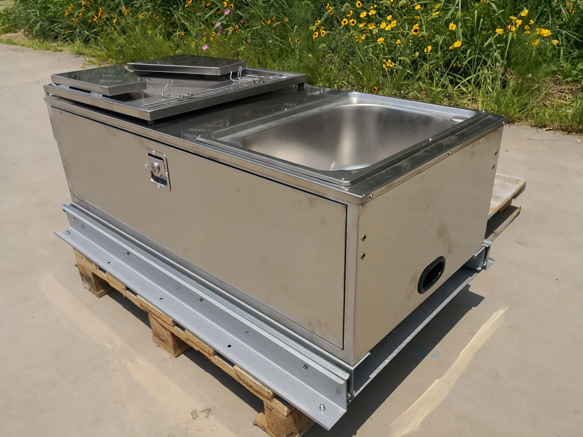 Rvs Caravan Slide Out Kitchen Sink Bench Camper Trailer Keuken - Buy ...