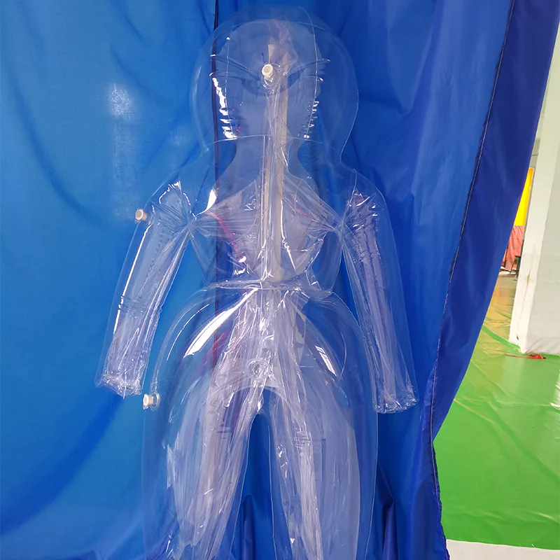 Customized Advertising Inflatable Transparent PVC Ball Suit for Adult Man