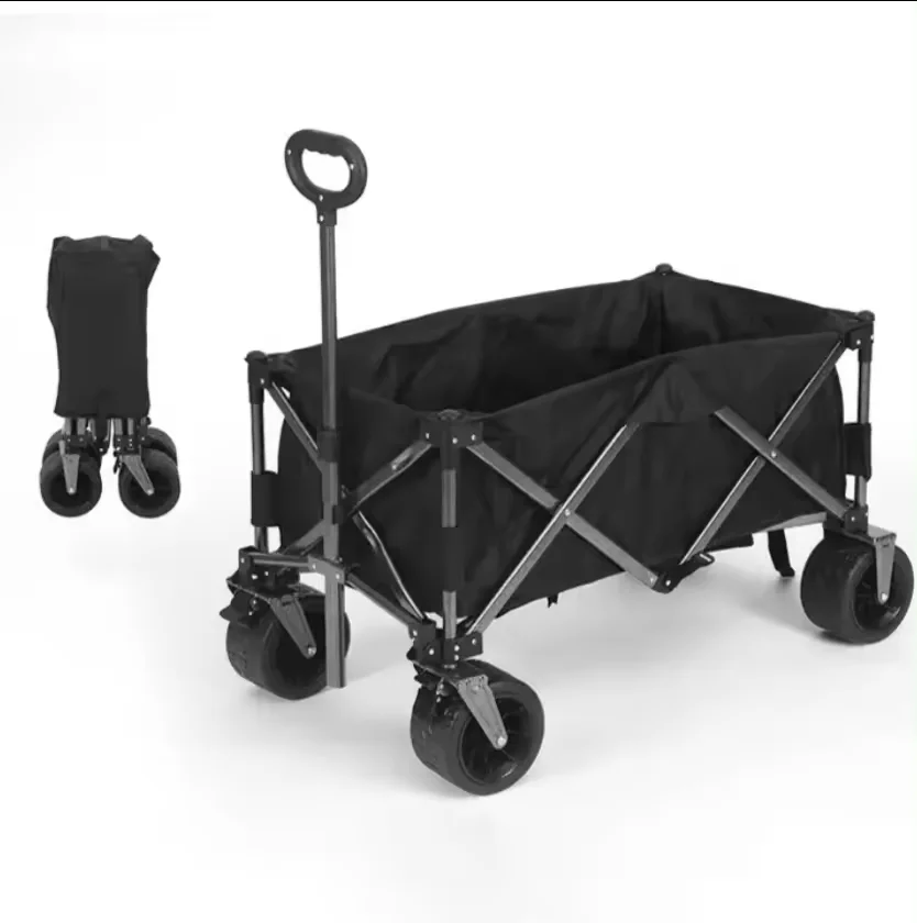 Mini Camping Trolley Folding Carts Foldable Wagon Camping Wagon ...