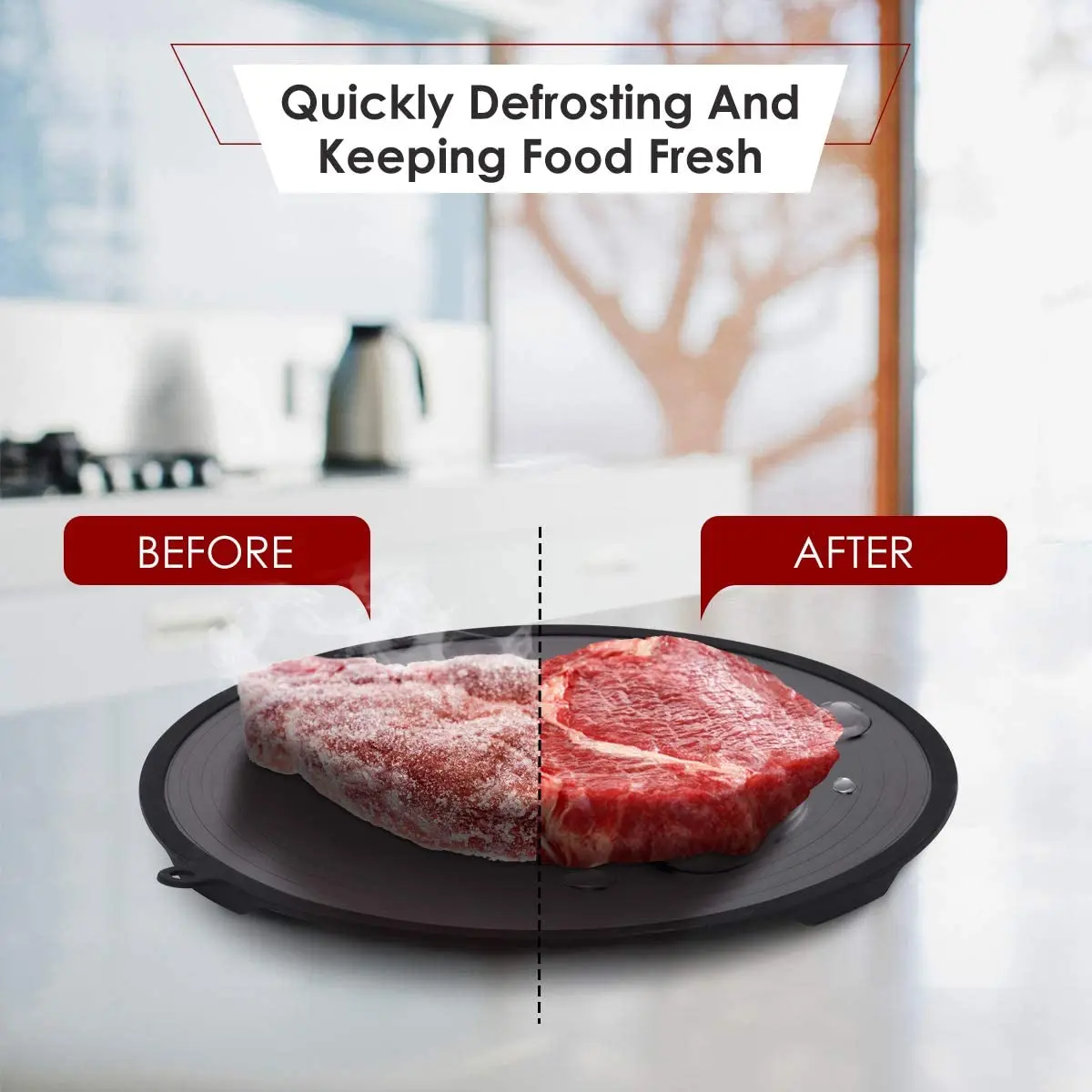 Heat Conduction Plate Gas Stove Kitchen Aluminum Thaw Plate Durable ...