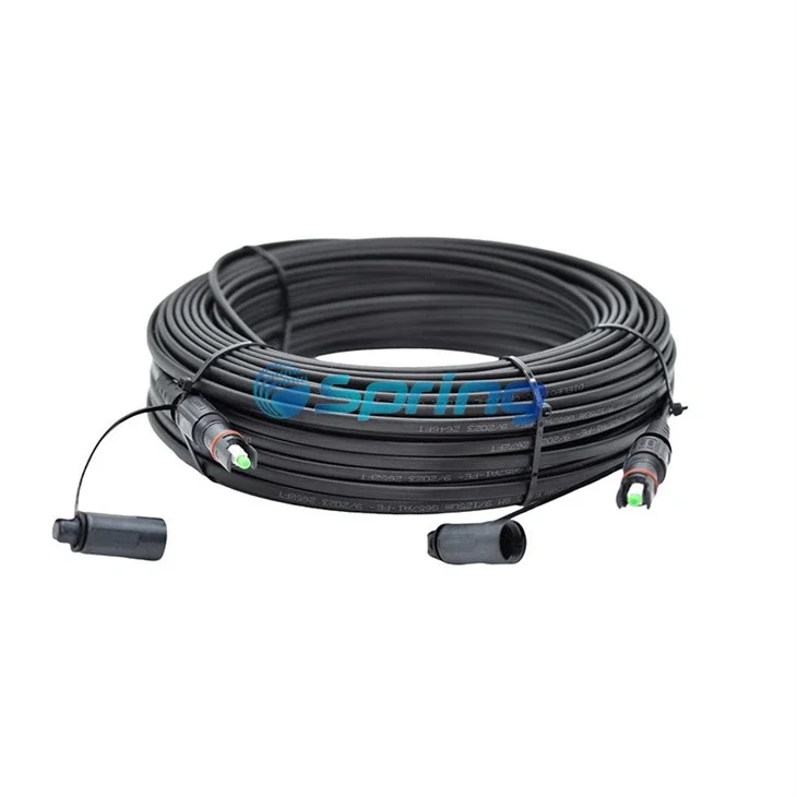 Outdoor Pre-connectorized Sst Flat Dielectric Drop Cable Assemblies 4.58.1mm - Buy Sst Patch ...