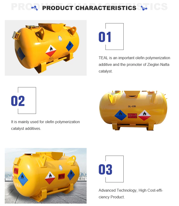 Portable Tank Loading Triethyl Aluminium(teal) Catalyst Grade - Buy ...