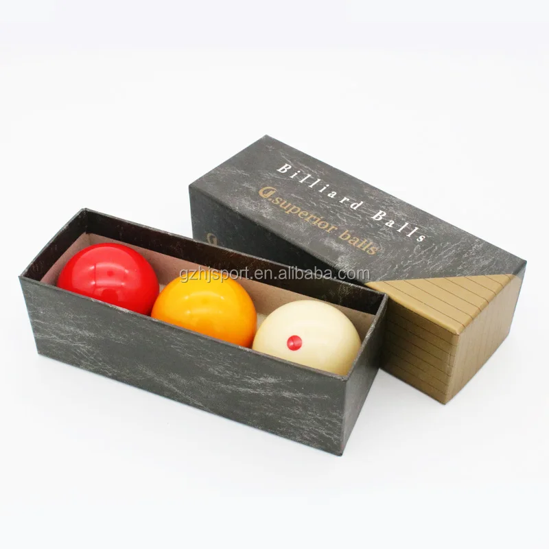 Belgian Billiard Ball Set 2 3/8'' Carom Ball Carom Balls Set 3 Colors ...