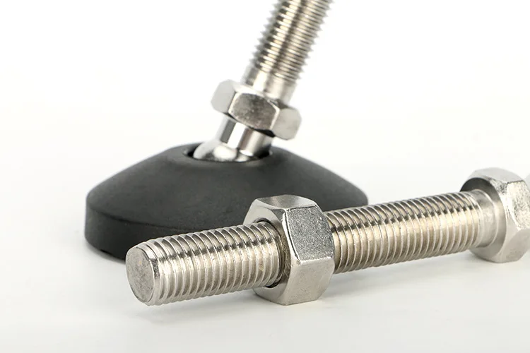 Factory Price Levelers Galvanized Stud Adjustable Feet M16 Swivel Ball ...