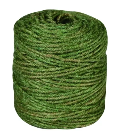 Natural Green Color Jute Twine - Buy 1 Ply Jute Twine Dyed Colorful ...
