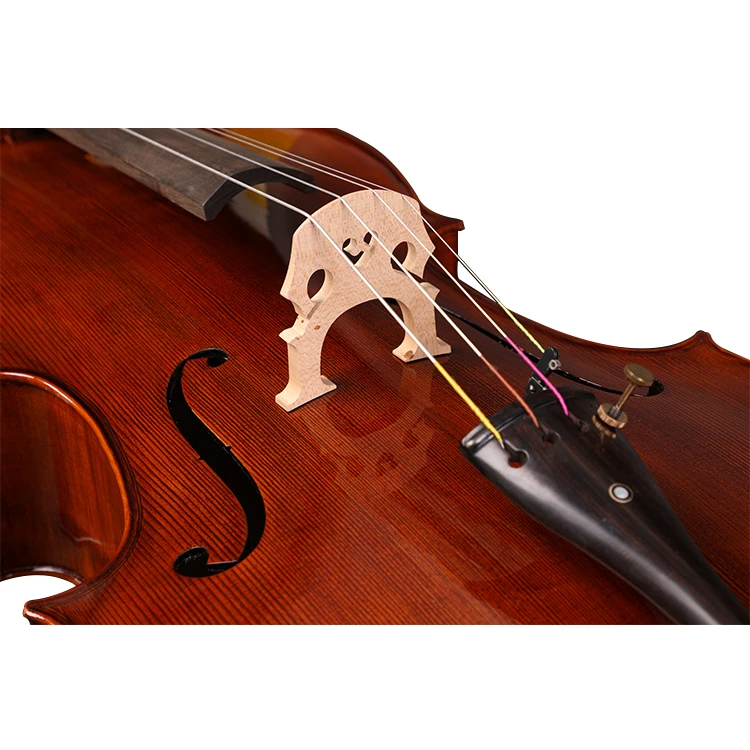 Shop Our Factory Hot Sale of Solid Wood Cellos with Natural Flame