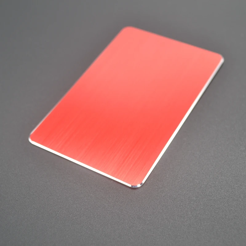 Custom Anodized Aluminium Personalized Metal Blank Business Cards Cheap ...