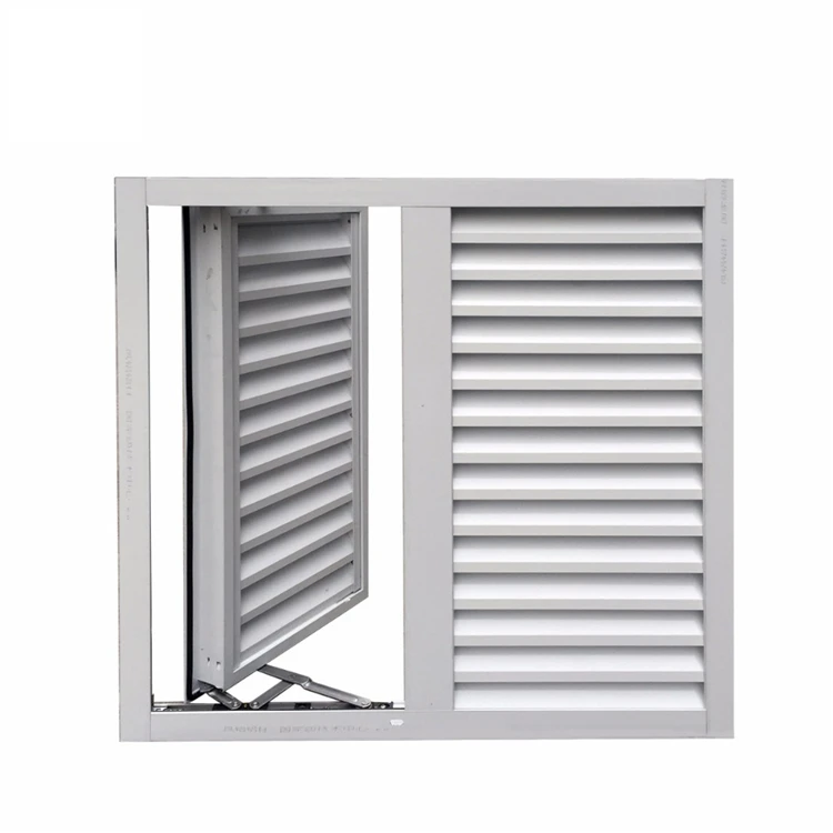 Aluminum Window With Automatic Manual Louver Blinds Inside Clear Glass ...