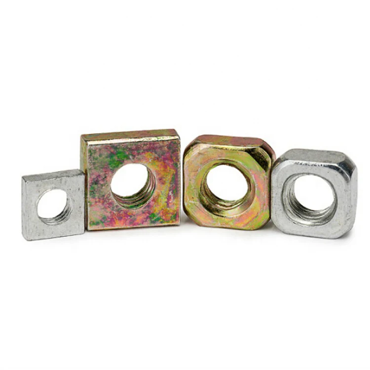 M8 M10 M12 M14 M16 M18 M20 Square Nut for Black Carbon Steel Grade 8.8