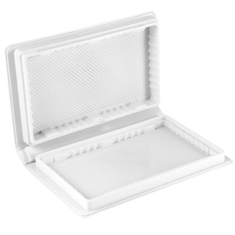 White Vinyl Replacement Vhs Storage Clamshell Box For Ebay Plastic ...