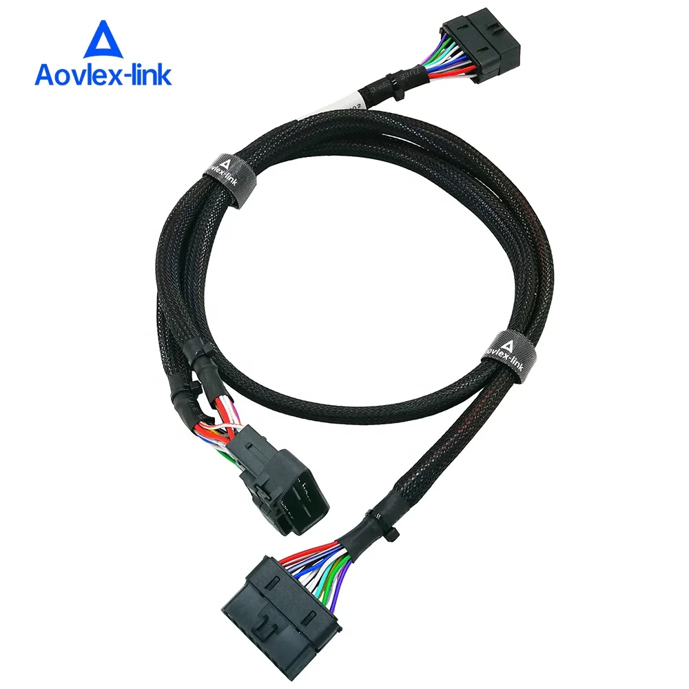 Universal Harness Kit Obd T-cable Obdii T-harness Kit With 15 Mounting ...