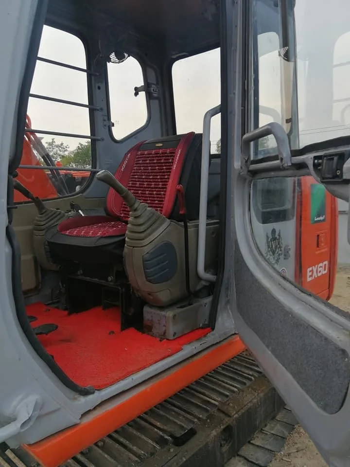 Japanese Crawler Hydraulic Backhoe Small Used Excavator Hitachi Zx60-5 ...