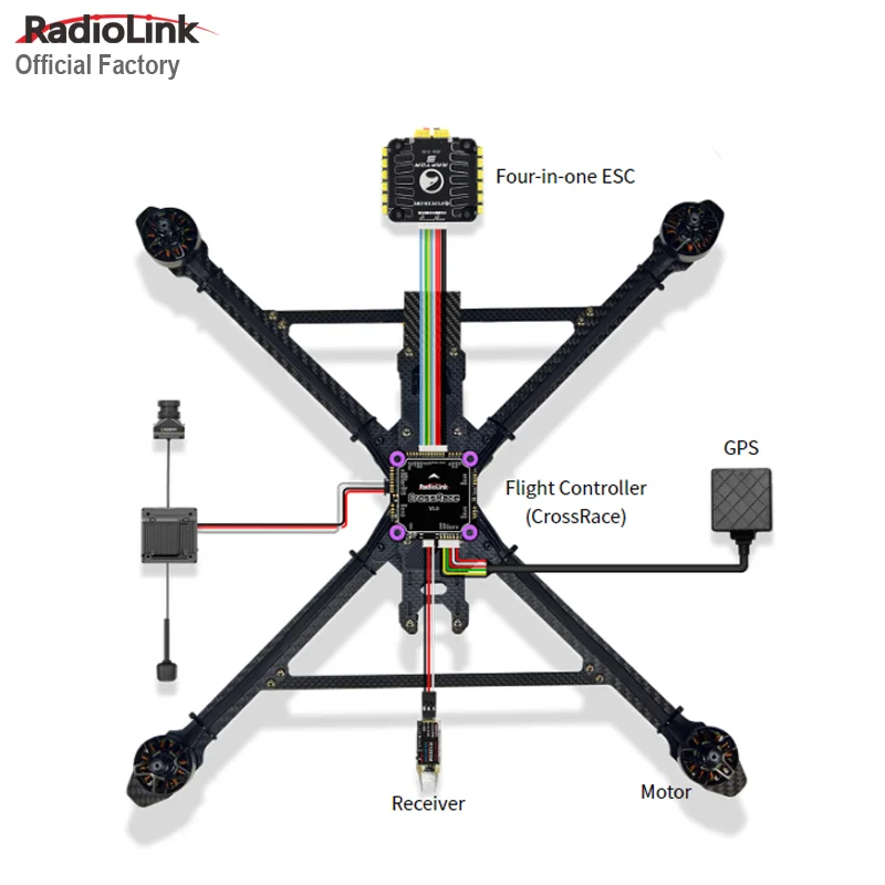 Osd Module Integrated Radiolink Crossrace Rc Flight Stabilizer For ...