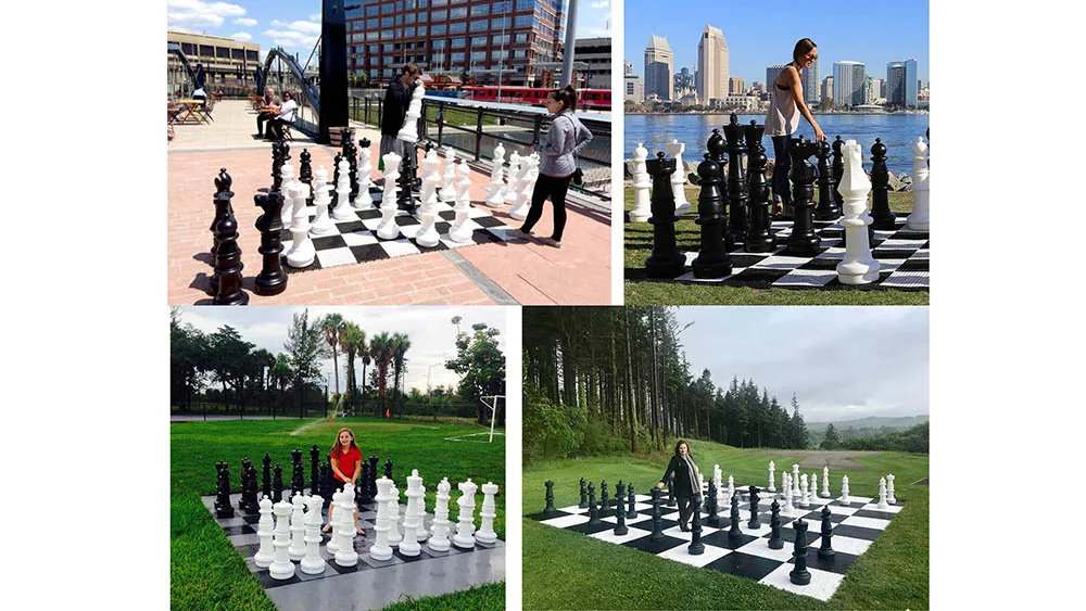 Giant Chess Set Outdoor - Perfect for Lawn & Garden Fun