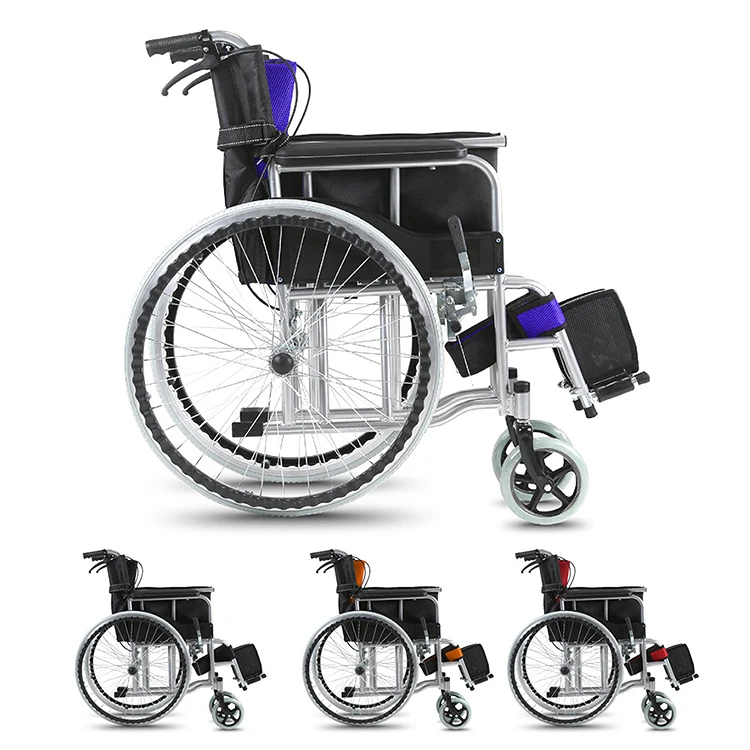 Folding Manual Wheelchair - Durable & Convenient Steel Solution