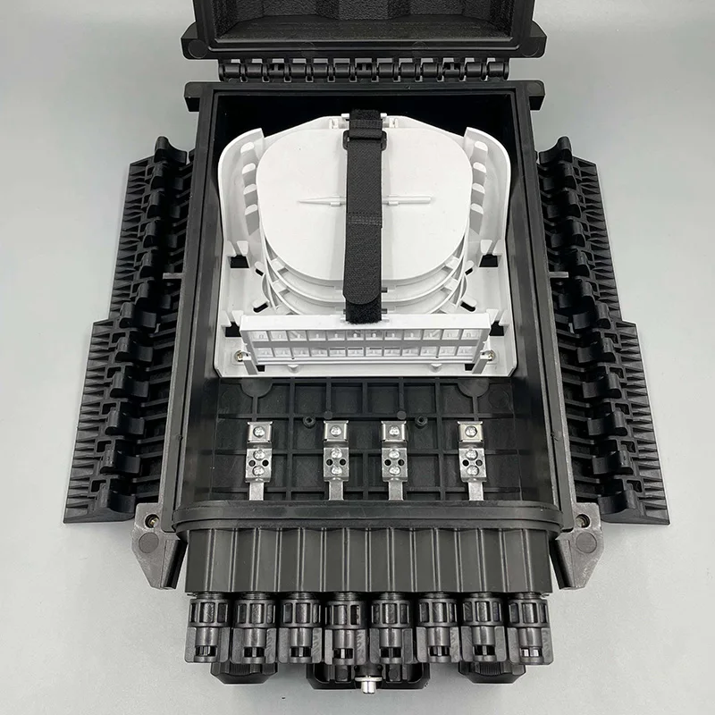 Waterproof Fiber Optical Splitter Distribution Box 8 Core 16 Core Ftth Terminal Box For Drop ...
