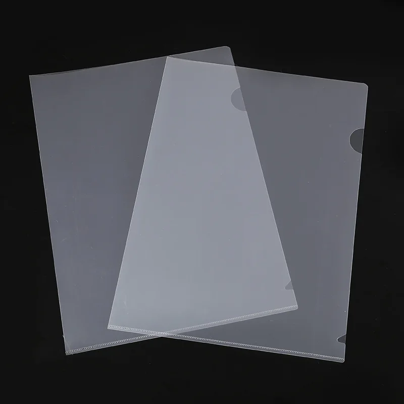 Promotional Transparent Pp File Holder Custom Logo Document Folder L