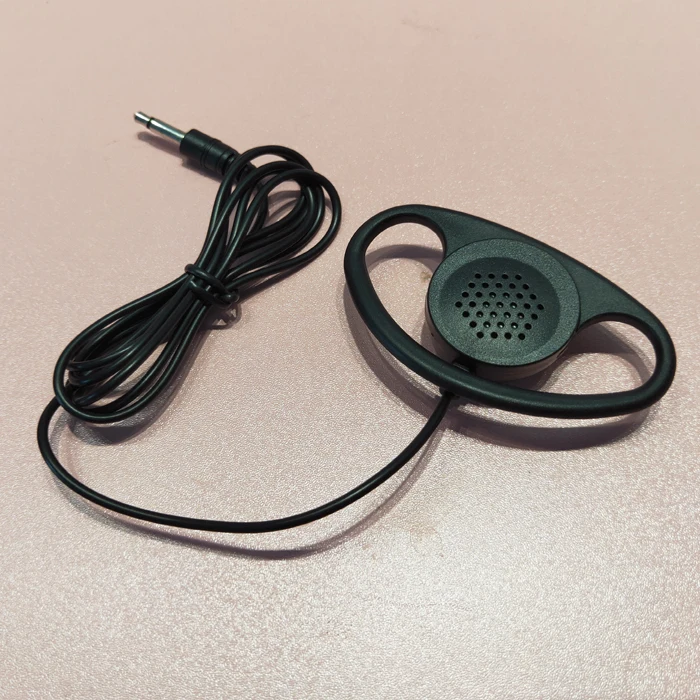 One Ear D Shape Ear-Hook Wired 2.5mm/3.5mm Tour Guide Headset