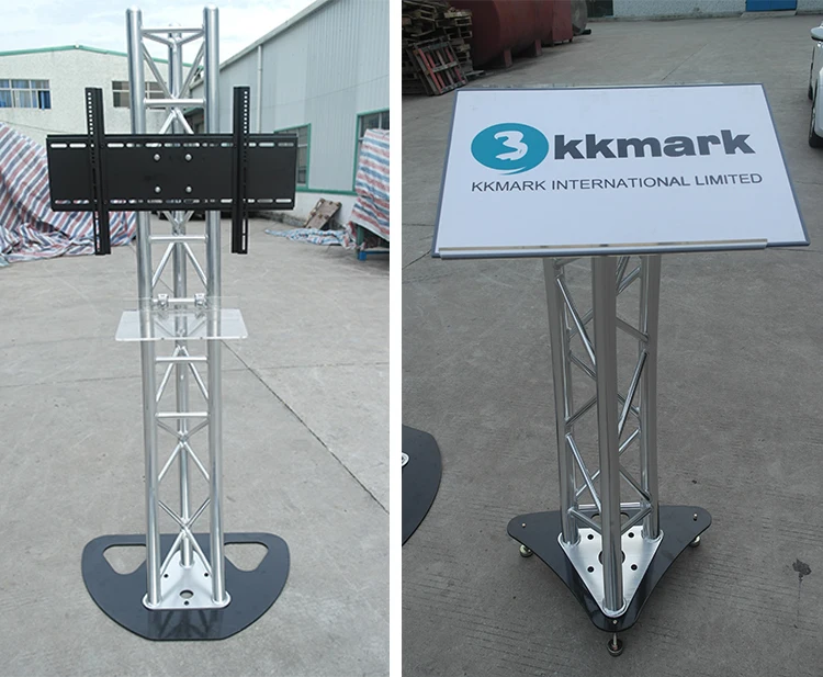 Aluminum Truss with TV MOUNT - Customizable TV Stand