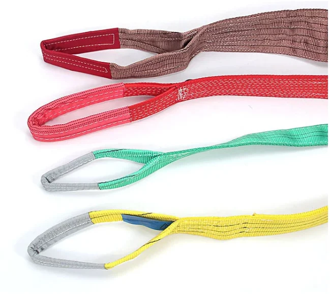 Kawada 1 - 10 Ton Color Code Textile Tape Lifting Slings Crane Flat ...