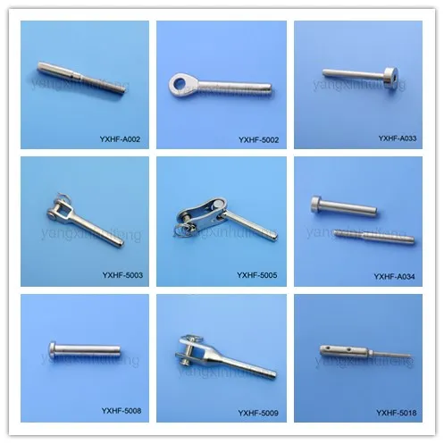 Marine Grade Stainless Steel Wire Rope Terminals Rigging Hardware ...