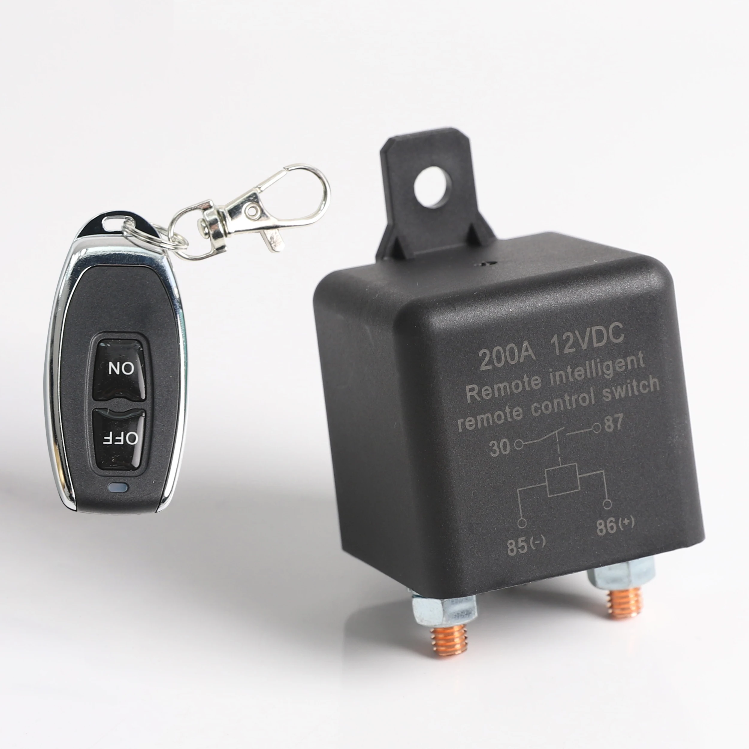 Wireless 200A Car Battery Disconnect Relay Master Kill Cut-off Switch ...