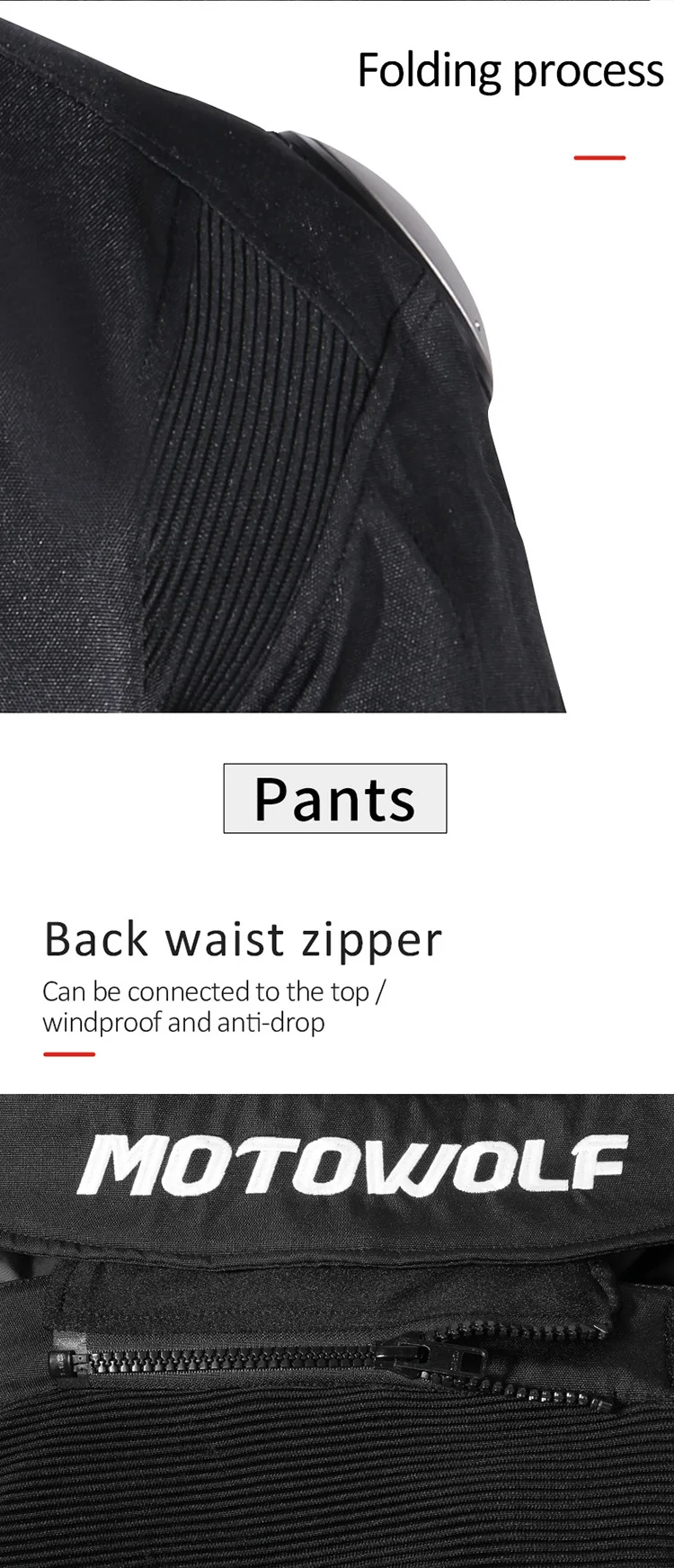 Motowolf Motorcycle Jacket Winter Motorcycle Men's Racing Jacket ...