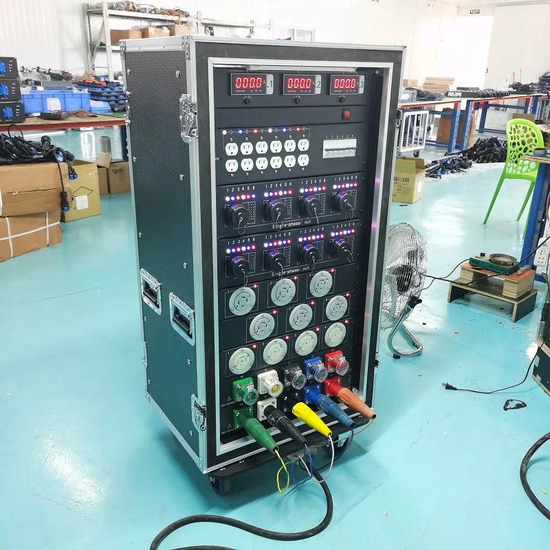 Stage Event Live Show Distro Box with Camlock Input MCB Electrical ...