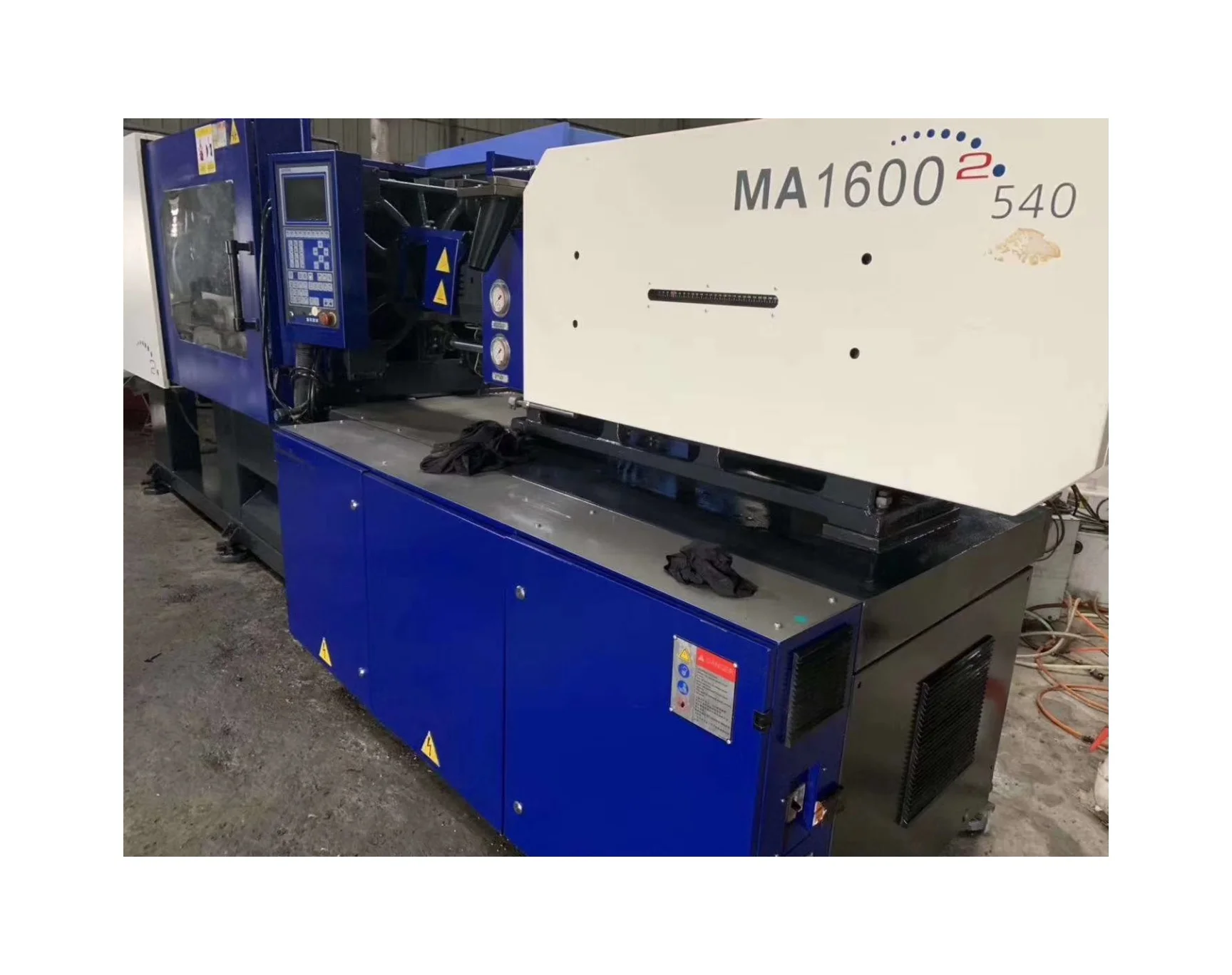 Used Haitian Brand Ma1600/260 Ii 160 Ton Horizontal Servo Motor Plastic Injection Molding ...