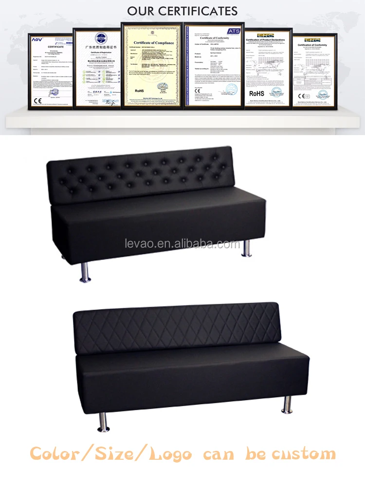 Waiting bench for salon store